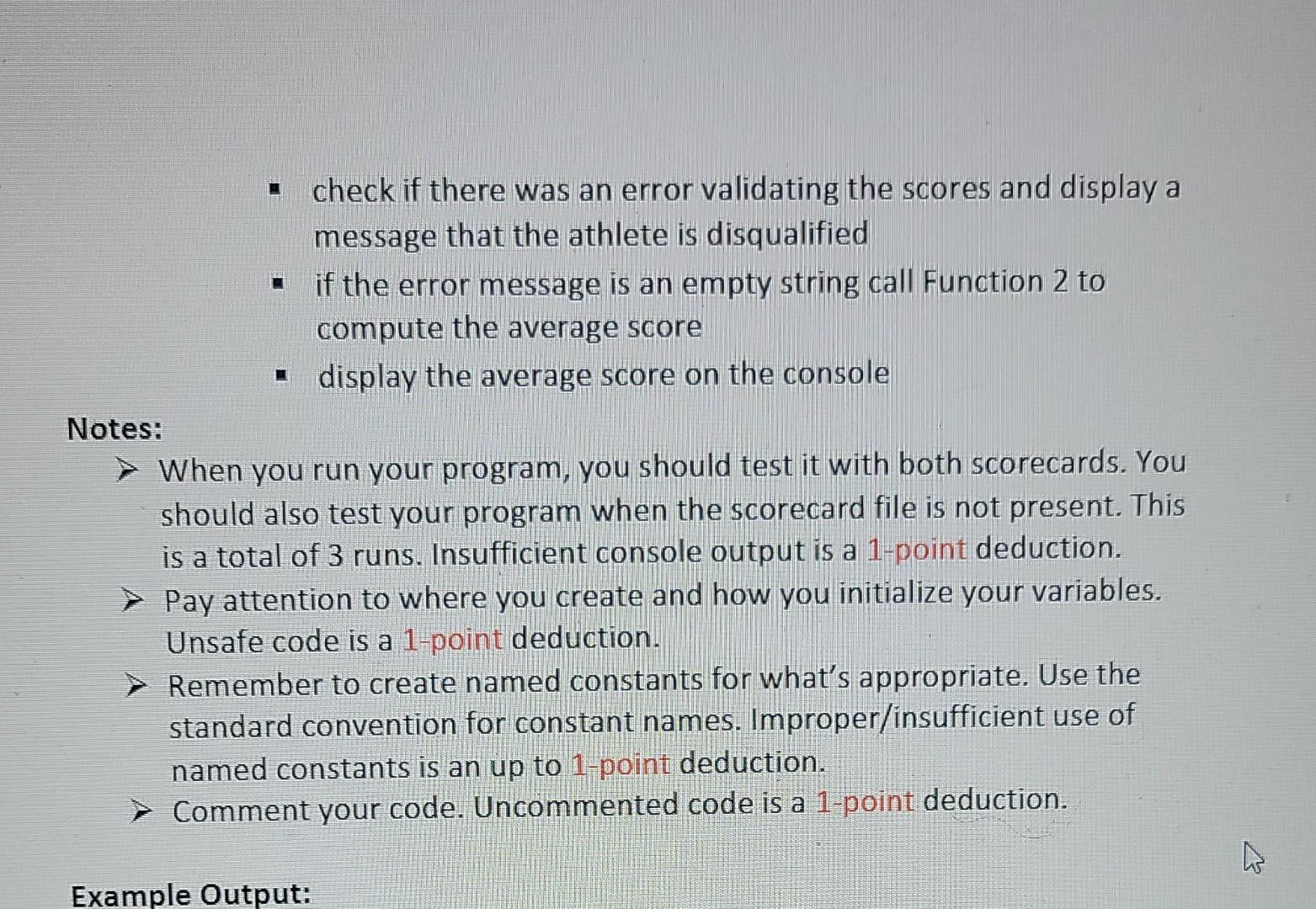 Solved Assignment 7b: 19 points Write a Program: Competition | Chegg.com