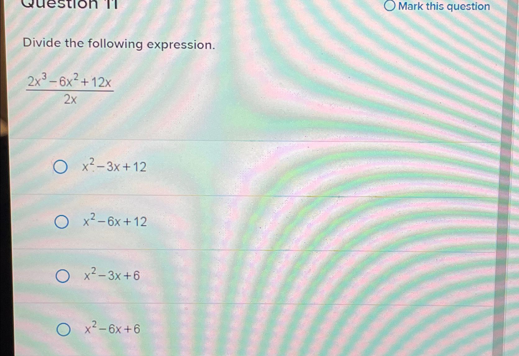 Solved Mark this questionDivide the following | Chegg.com