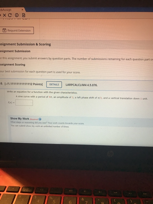 Solved Assign • XCO Request Extension ssignment Submission & | Chegg.com