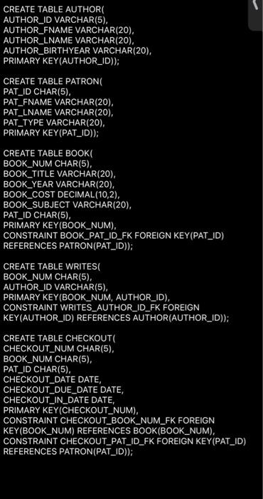 Solved with the help of this sql script, show how to insert | Chegg.com