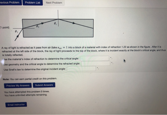 Solved revious Problem Problem List Next Problem 1 point) A | Chegg.com