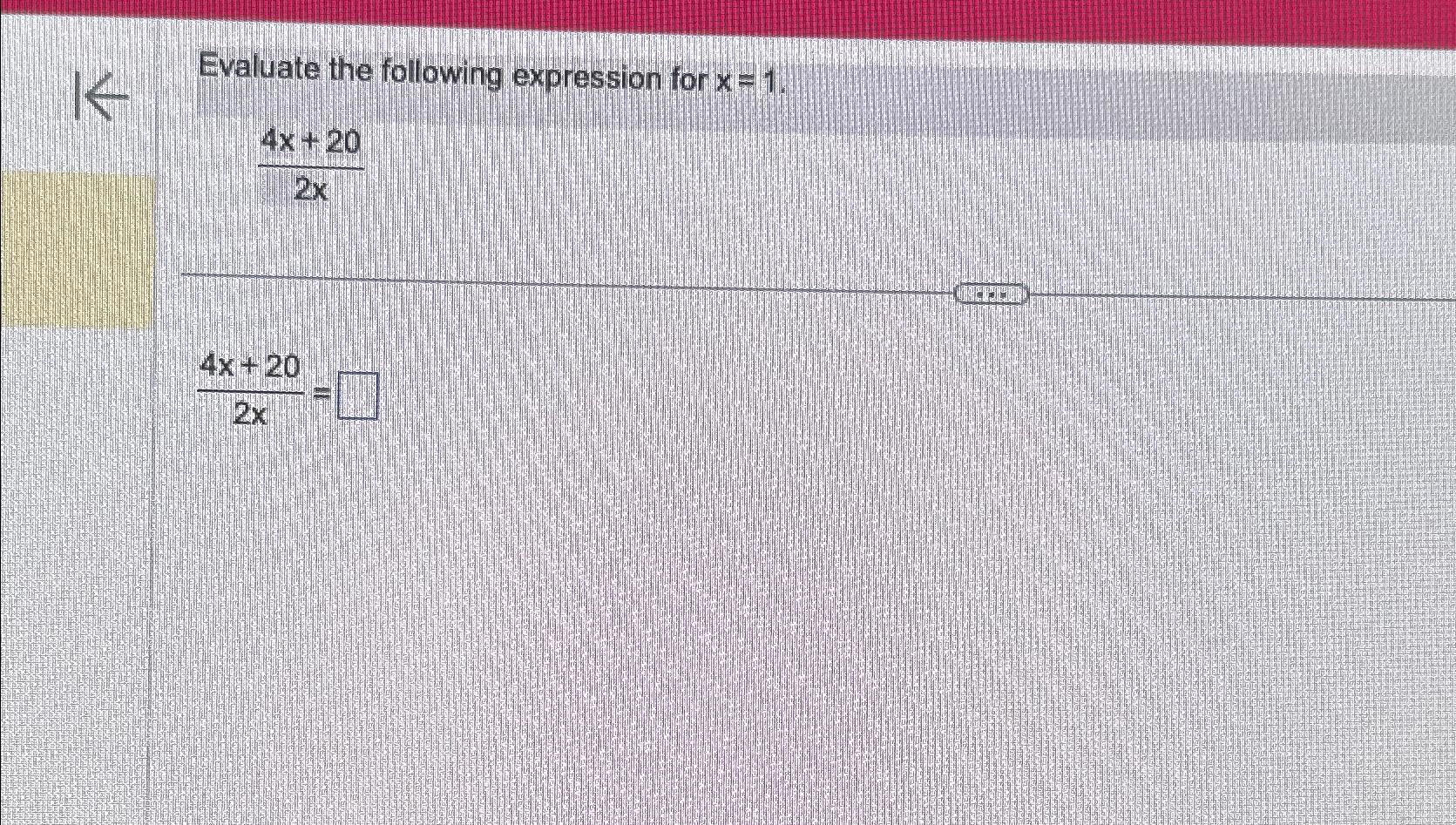 Solved Evaluate the following expression for | Chegg.com