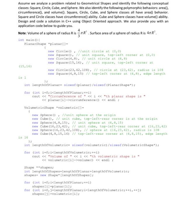 Solved Assume we analyze a problem related to Geometrical | Chegg.com