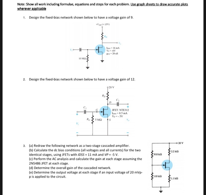Solved Note: Show all work including formulae, equations and | Chegg.com