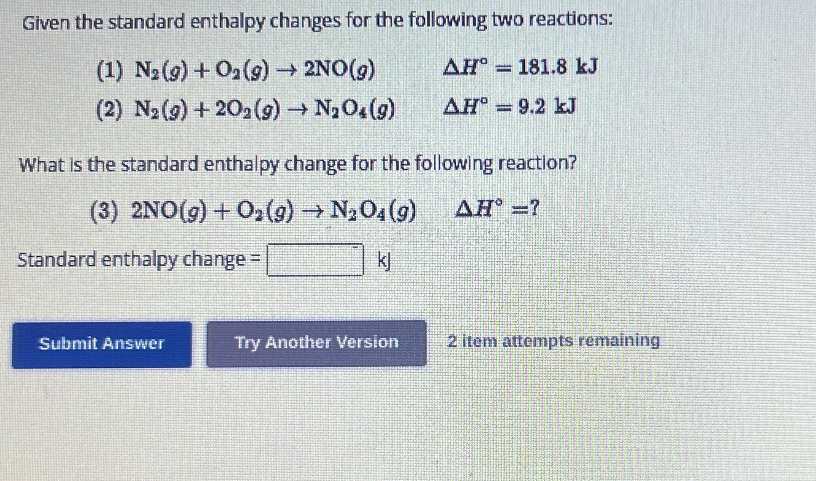 Solved Given the standard enthalpy changes for the following | Chegg.com Solved Given the standard enthalpy changes for the following | Chegg.com