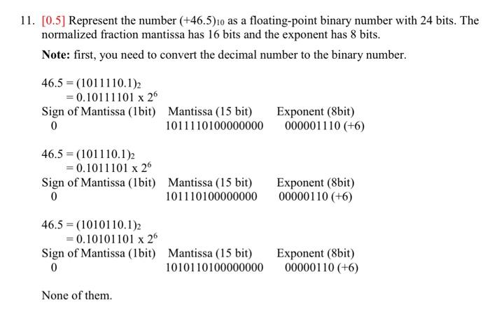 Solved 8. [0.5] Suppose that we use the 10 's complement of | Chegg.com