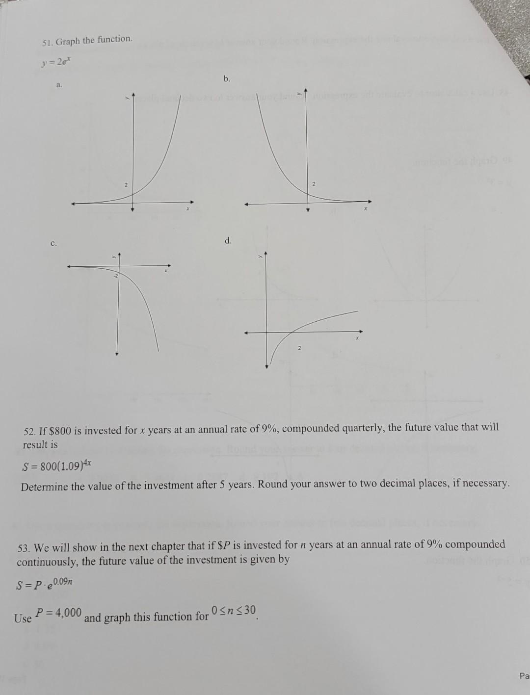 Solved 40. Sketch the graph of the function below. | Chegg.com