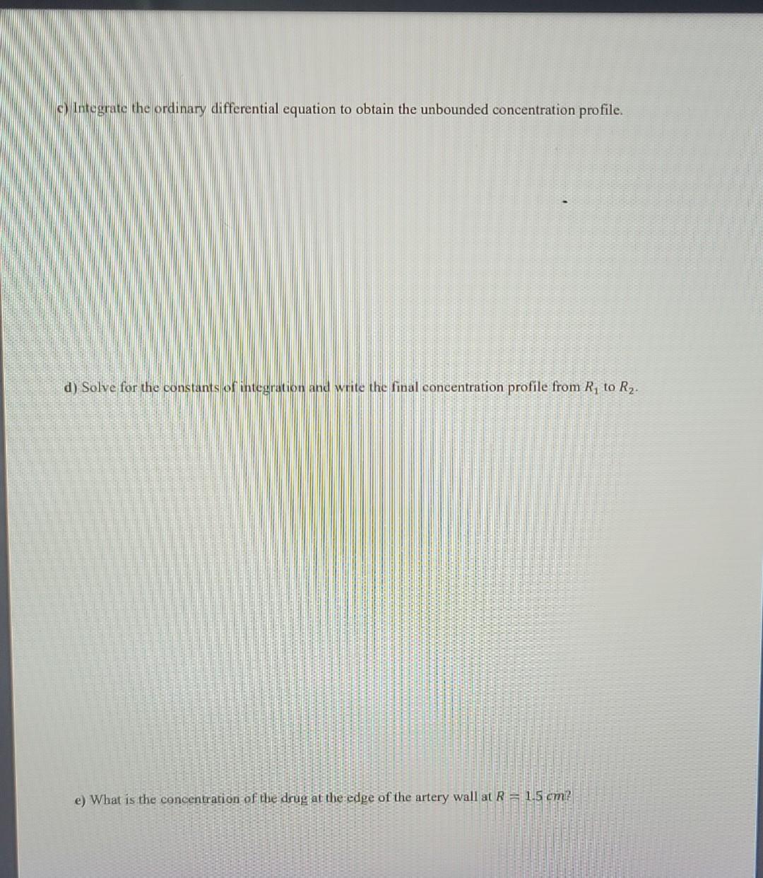 Solved 12. Radial diffusion from a cylindrical tube. | Chegg.com