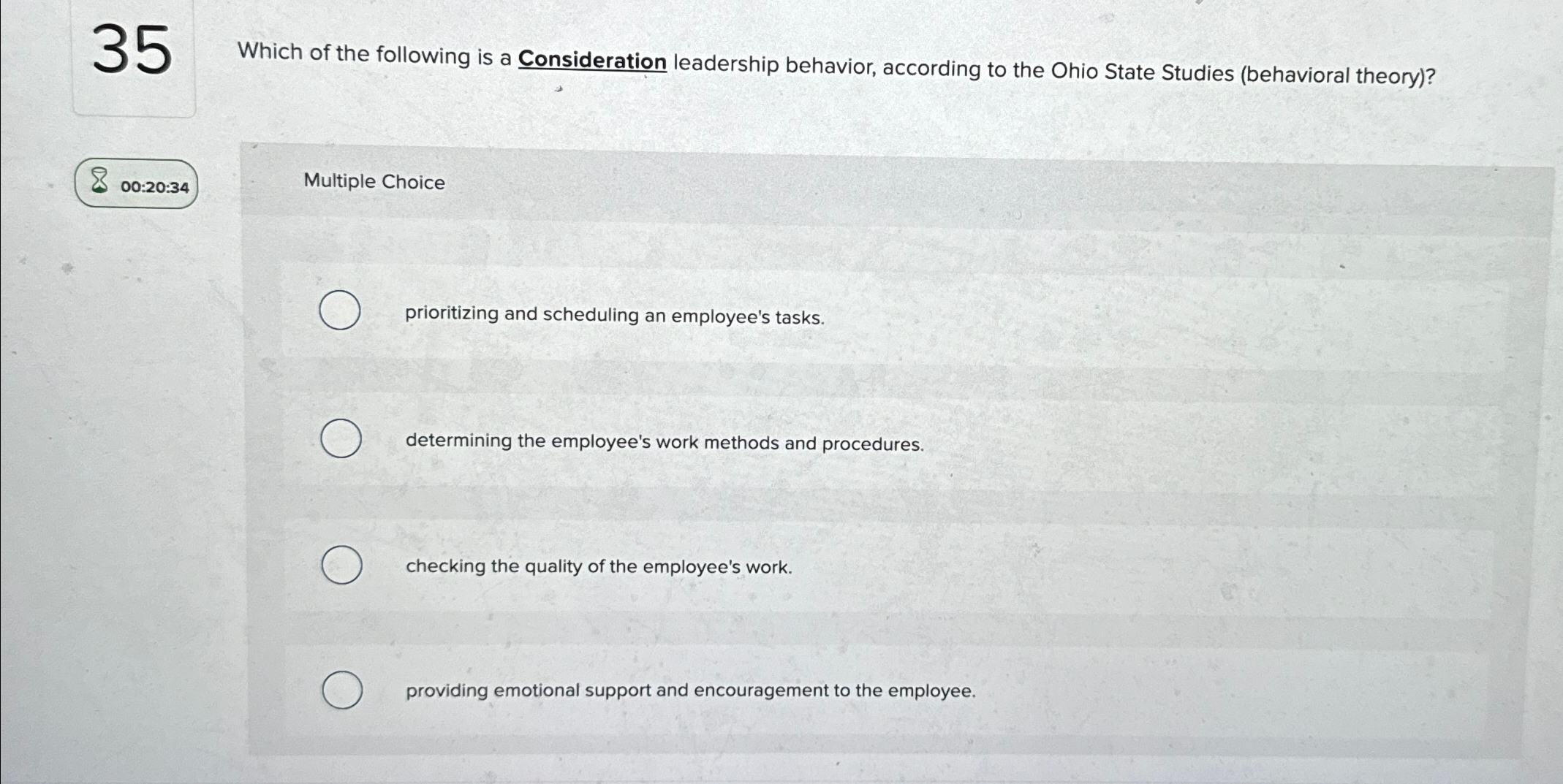 Solved 35Which of the following is a Consideration | Chegg.com