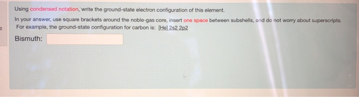 Element Notation Examples