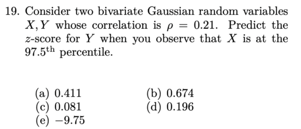Solved Consider two bivariate Gaussian random variablesx,Y | Chegg.com
