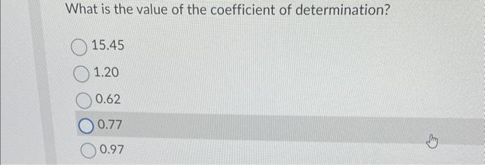 In the following table, what is the value of r | Chegg.com