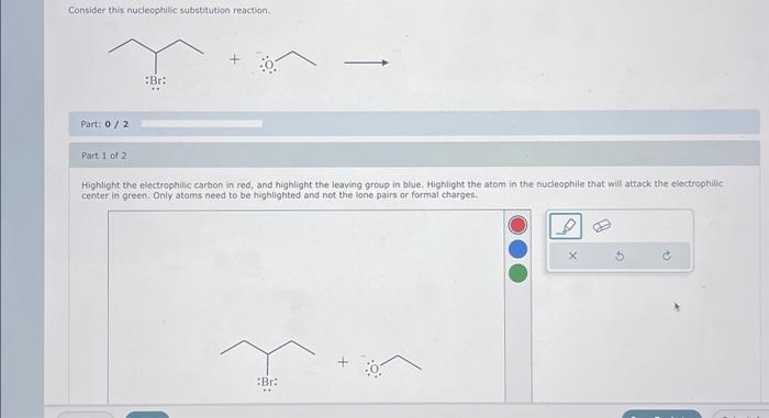 Solved Consider this nucleophilic substitution reaction. | Chegg.com