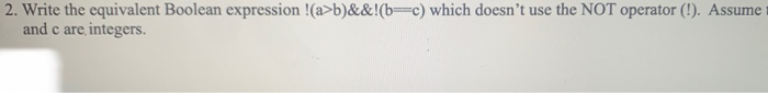 Solved 2. Write the equivalent Boolean expression | Chegg.com