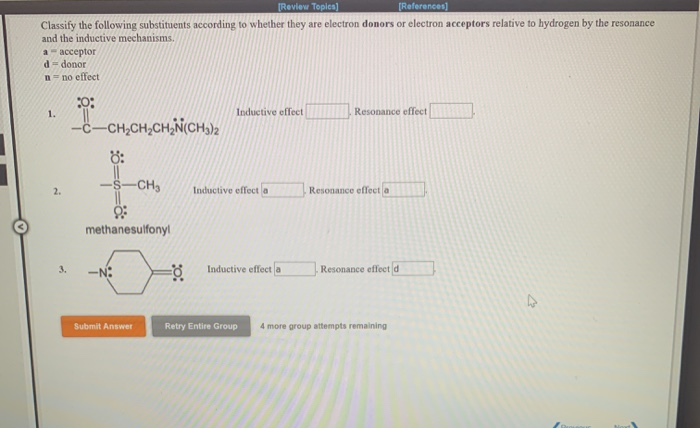 Solved [Review Toples) (References] Classify the following | Chegg.com