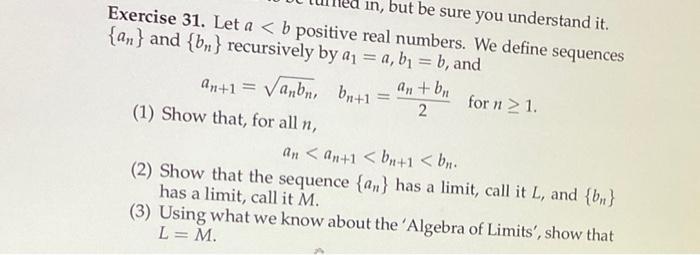 Solved Exercise 31. Let a | Chegg.com