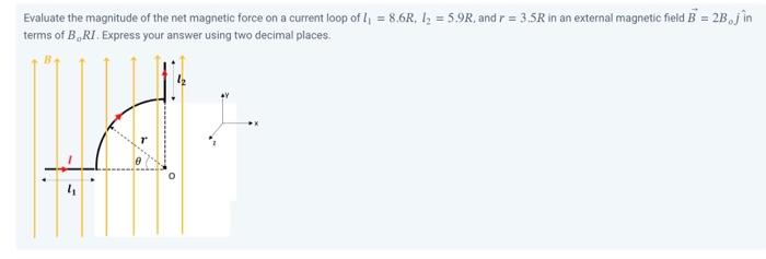 Solved Evaluate the magnitude of the net magnetic force on a | Chegg.com