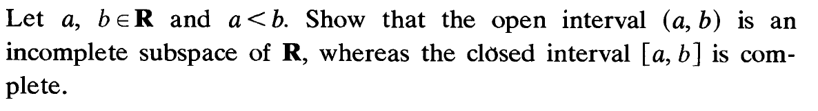 Solved Let a,binR and (a,b)Ra,ba. ﻿Show that the open | Chegg.com
