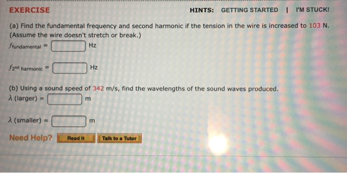 Solved EXERCISE HINTS: GETTING STARTED I I'M STUCK! (a) Find | Chegg.com
