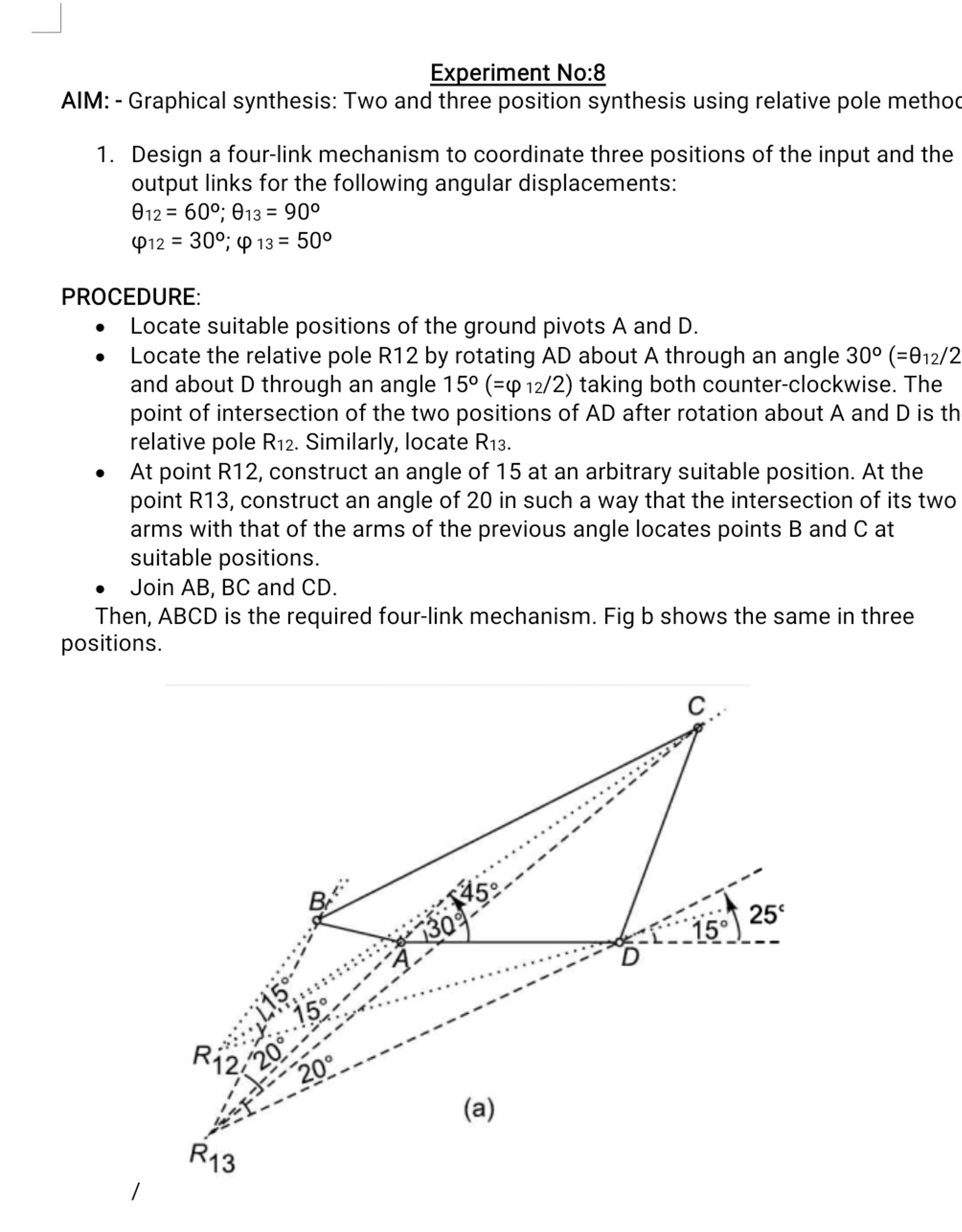 Solved Experiment No:8AIM: - ﻿Graphical synthesis: Two and | Chegg.com