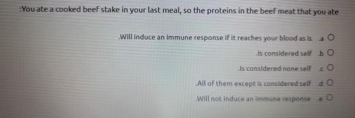 Solved Youate a cooked beef stake in your last meal, so the | Chegg.com