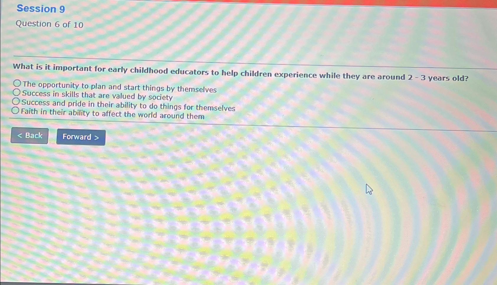 Solved Session 9Question 6 ﻿of 10What is it important for | Chegg.com