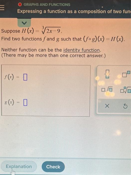 Solved O GRAPHS AND FUNCTIONS Expressing a function as a | Chegg.com