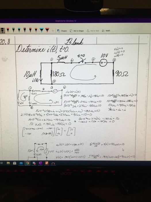 Solved OneNote for Windows 10 Shupes Ink to shape in to Text | Chegg.com