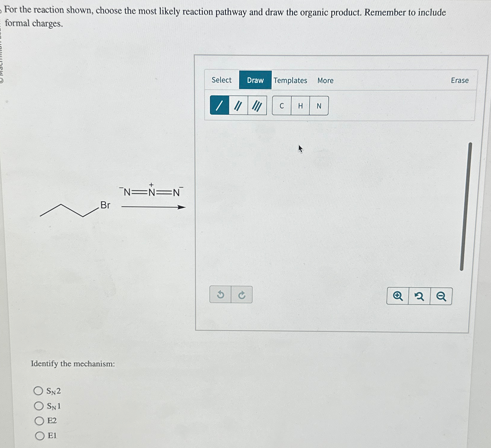 Solved For the reaction shown, choose the most likely | Chegg.com