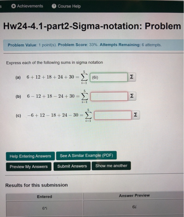 Solved Achievements Course Help | Chegg.com