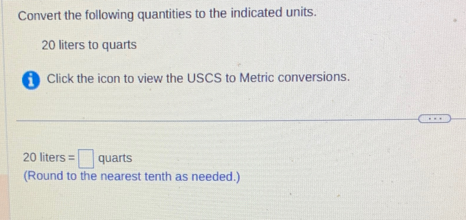 Solved Convert the following quantities to the indicated | Chegg.com