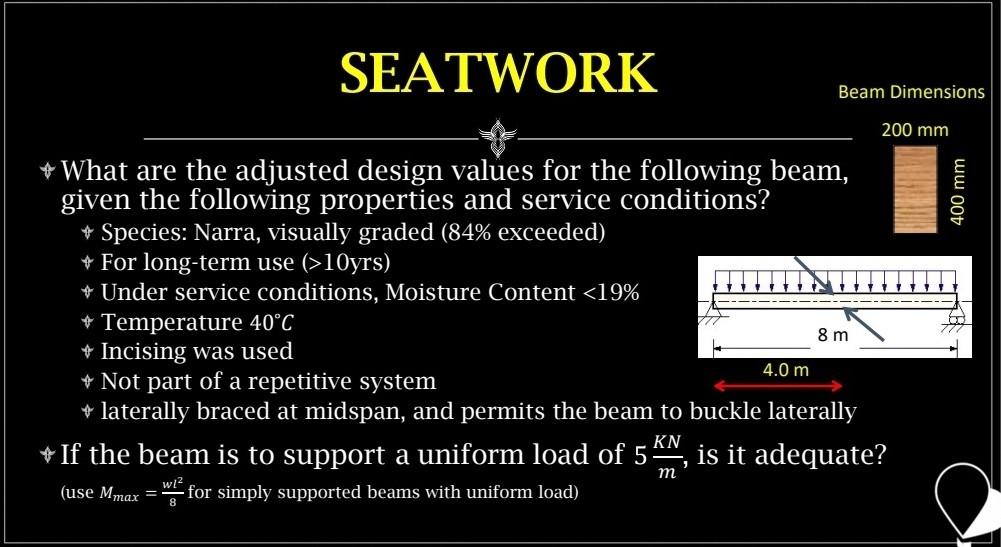 Solved kindly use the table below to answer seatwork above. | Chegg.com