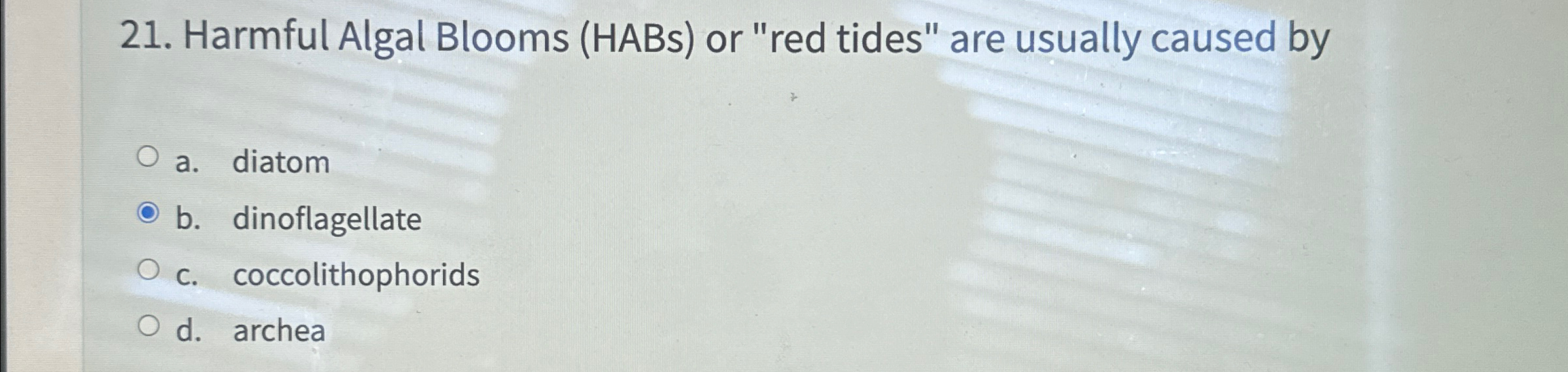 Solved Harmful Algal Blooms (HABs) ﻿or "red tides" are | Chegg.com