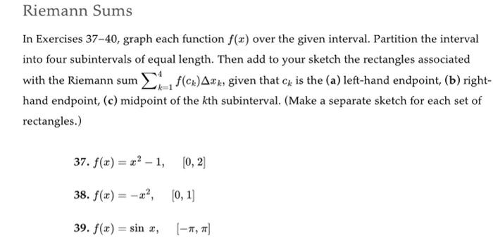 Solved In Exercises 37-40, graph each function f(x) over the | Chegg.com