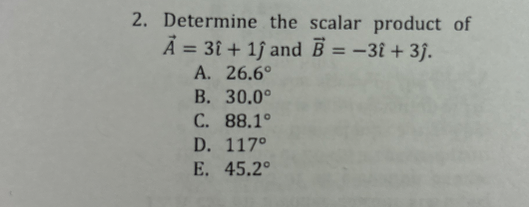 Solved Determine the scalar product of | Chegg.com