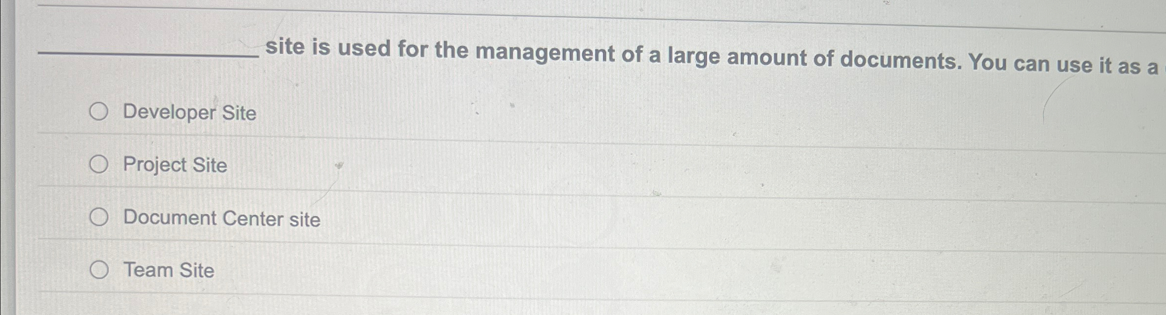 Solved site is used for the management of a large amount of | Chegg.com