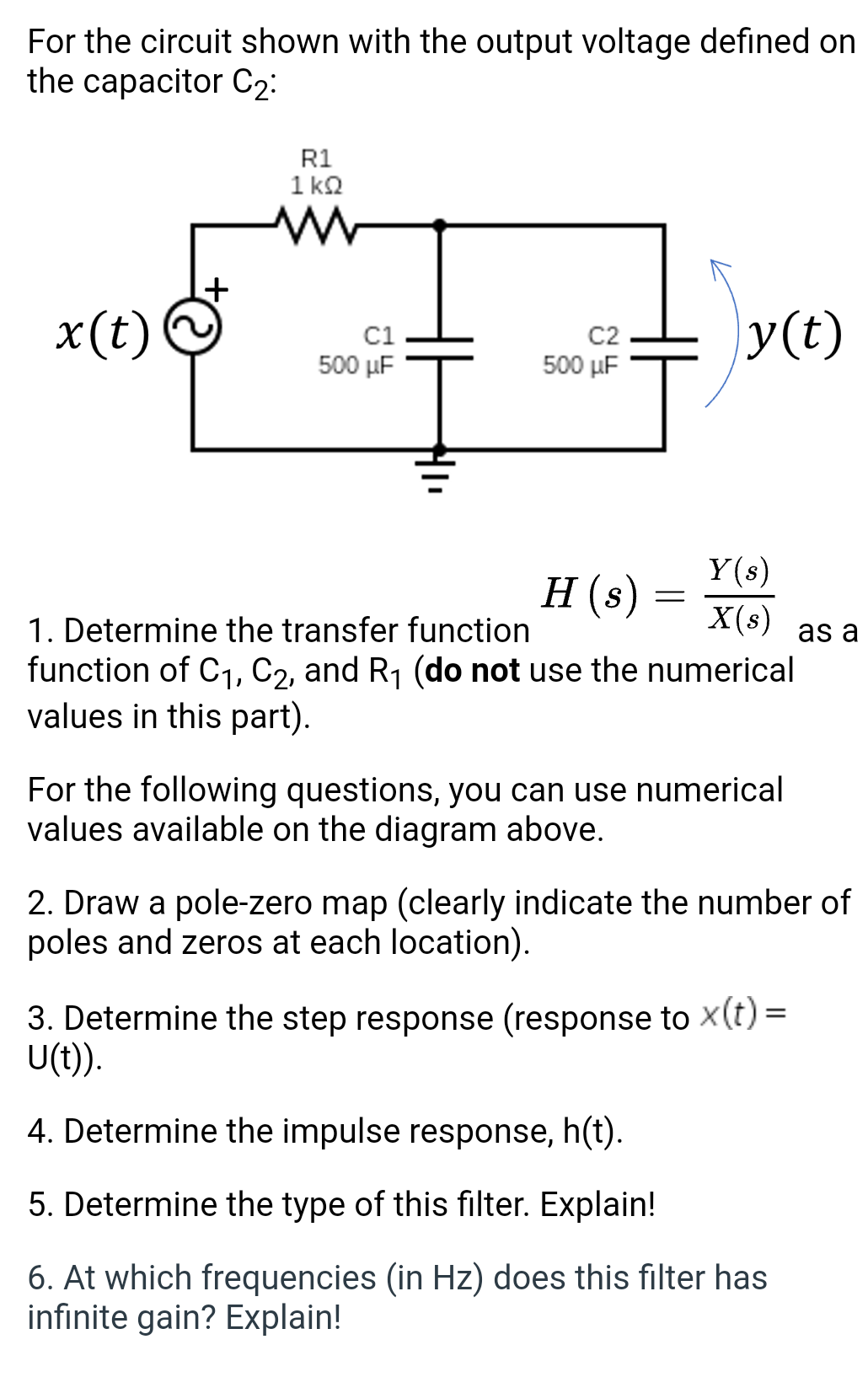 Solved For the circuit shown with the output voltage defined | Chegg.com
