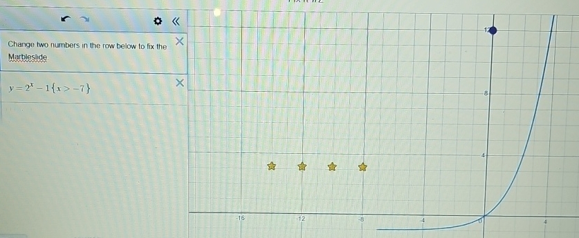 Solved Change two nurnbers in the row below to fix | Chegg.com