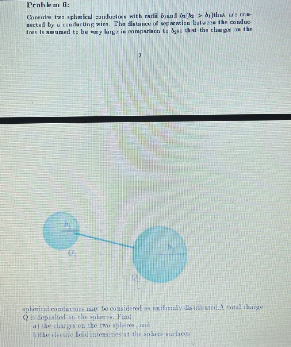 Solved Problem 5:Two, blocks of conducting material are in | Chegg.com