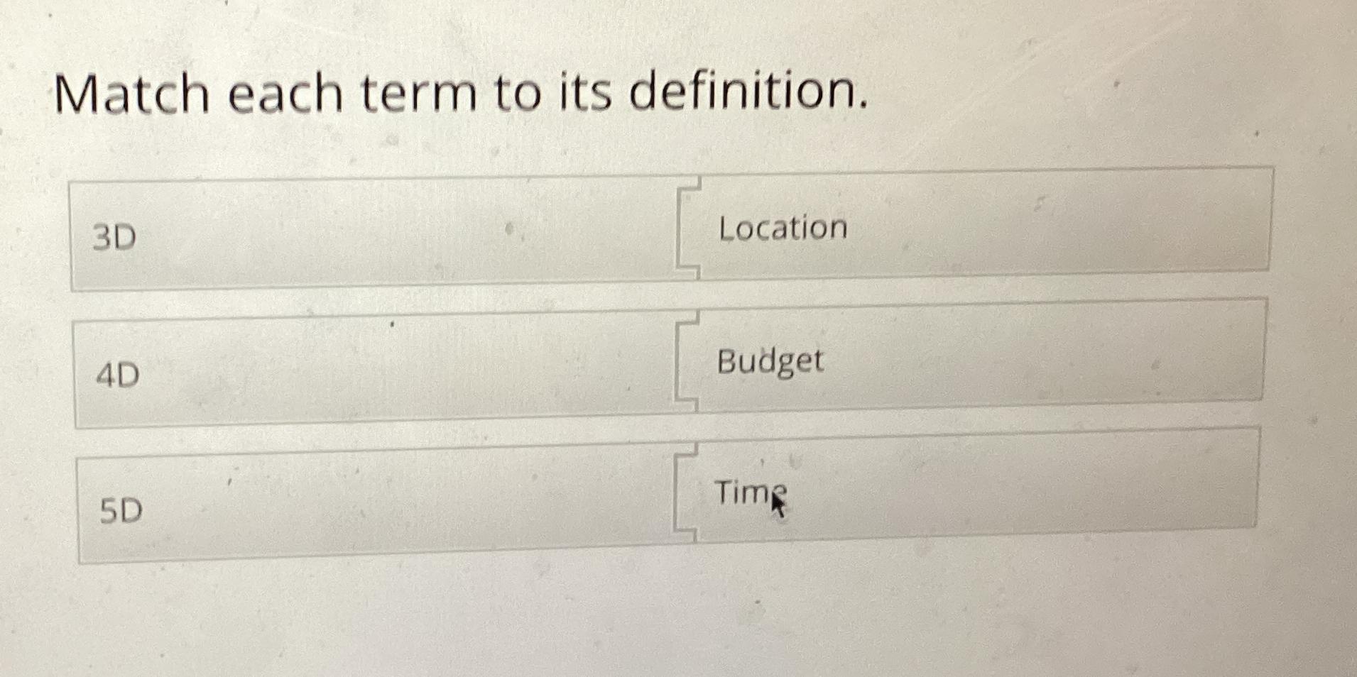 Solved Match each term to its | Chegg.com