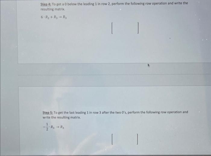 Solved Complete the steps outlined to solve the given system | Chegg.com