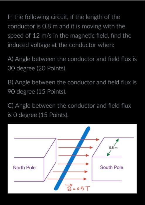 Solved In the following circuit, if the length of the | Chegg.com