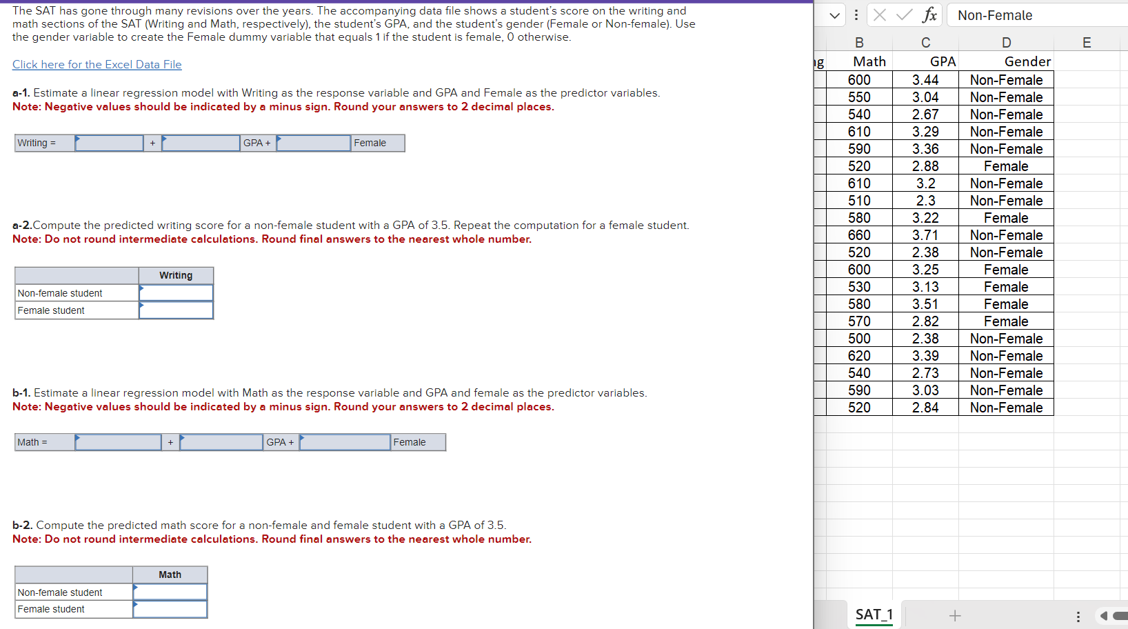 The SAT has gone through many revisions over the | Chegg.com