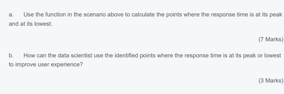 Solved OptimizationA data scientist working for a technology | Chegg.com