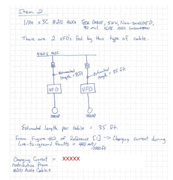 Geniral Assumptions 1) XLPE insulation in 5KV cables | Chegg.com