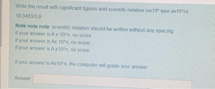 Solved Write the result with significant figures and | Chegg.com