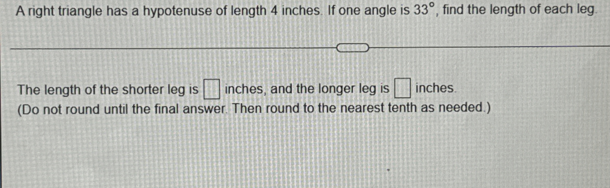Solved A right triangle has a hypotenuse of length 4 | Chegg.com