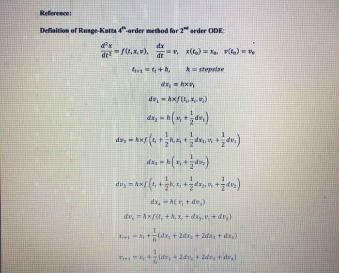 - 1. Pendulum Oscillation Modelling Consider the | Chegg.com