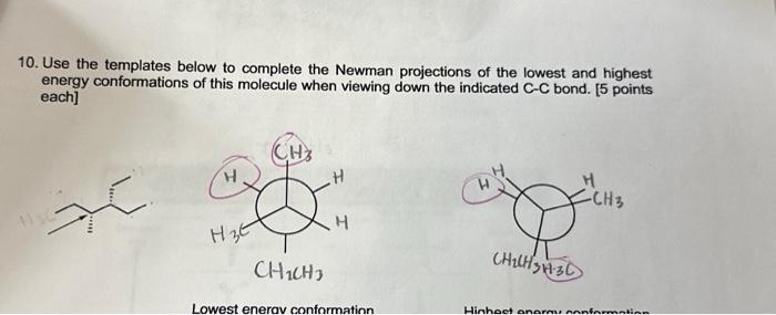 Solved 10. Use the templates below to complete the Newman | Chegg.com
