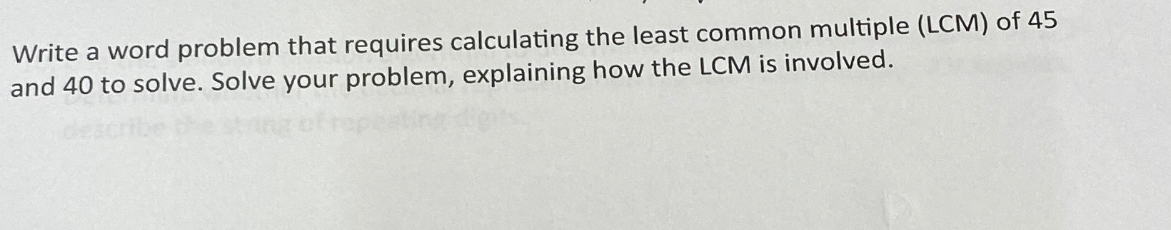 Solved Write a word problem that requires calculating the | Chegg.com
